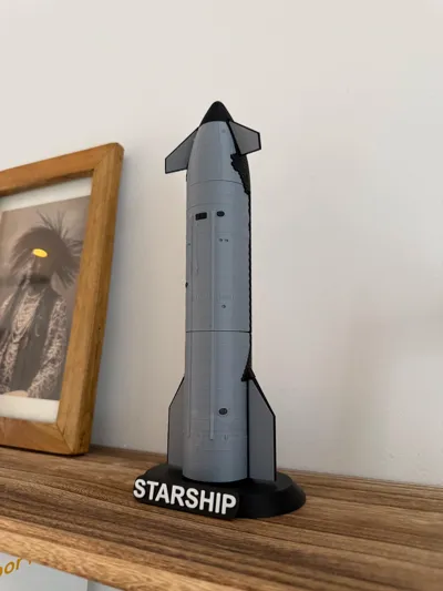 STARSHIP V2 by Kmobrain MakerWorld: Download Free 3D Models