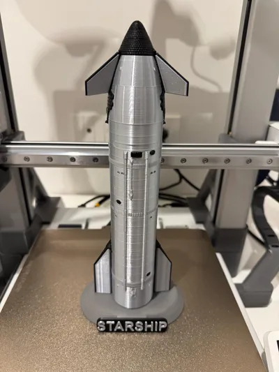 STARSHIP V2 by Kmobrain MakerWorld: Download Free 3D Models