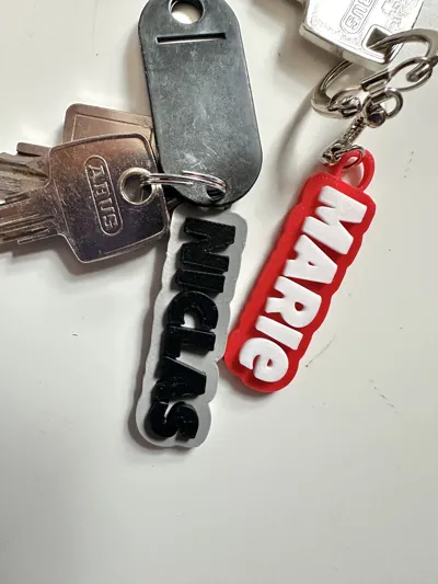 Personalized keychain with name - Free 3D Print Model - MakerWorld