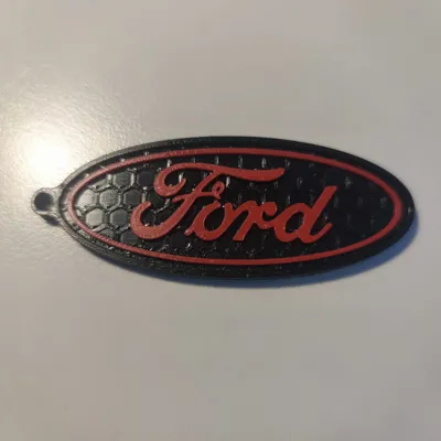 Ford Keychain - Free 3D Print Model - MakerWorld