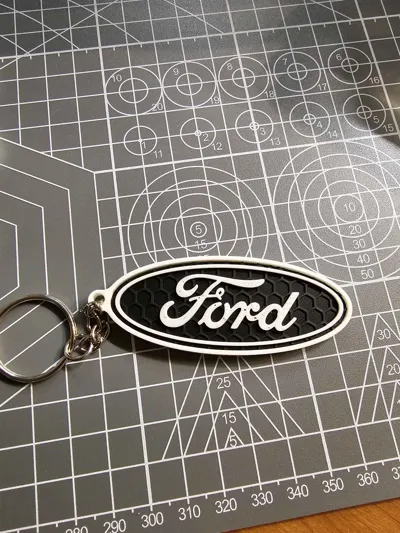 Ford Keychain by Krystian3D MakerWorld: Download Free 3D Models