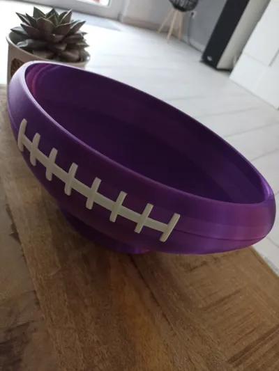 Foodbowl: Football shaped (snack) bowl by 3DMakeryDE MakerWorld ...