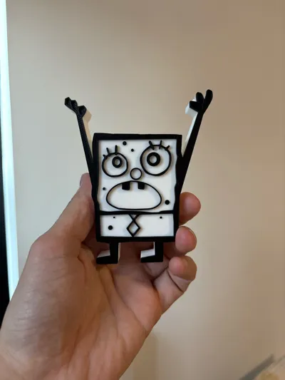 Doodle Bob / SpongeBob / DoodleBob - Free 3D Print Model - MakerWorld