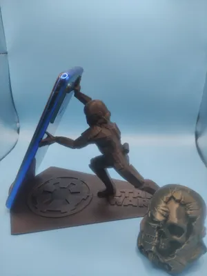 Phone holder Star Wars storm trooper / Handy Halter Star Wars Storm Trooper Remixed by Julian ...