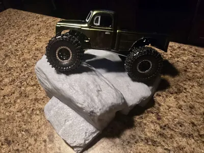 SCX24 Rock Crawler Obstacle Part Duex: Waterfall by oldtechweck ...