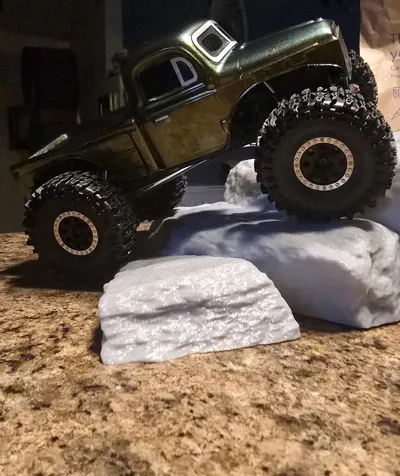 SCX24 Rock Crawler Obstacle Part Duex: Waterfall by oldtechweck ...