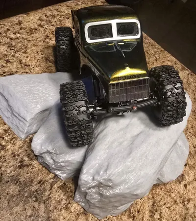SCX24 Rock Crawler Obstacle Part Duex: Waterfall by oldtechweck ...