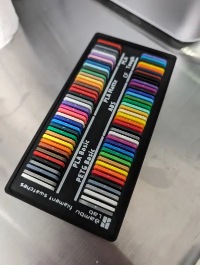 Swatch Display Board by Bambu Lab - Free 3D Print Model - MakerWorld