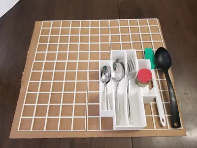 Gridfinity Complete Kitchen Collection (w/ Modular Expansion Pieces) Remixed by JonathanLevi ...