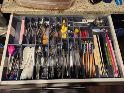 Gridfinity Complete Kitchen Collection (w/ Modular Expansion Pieces) Remixed by JonathanLevi ...