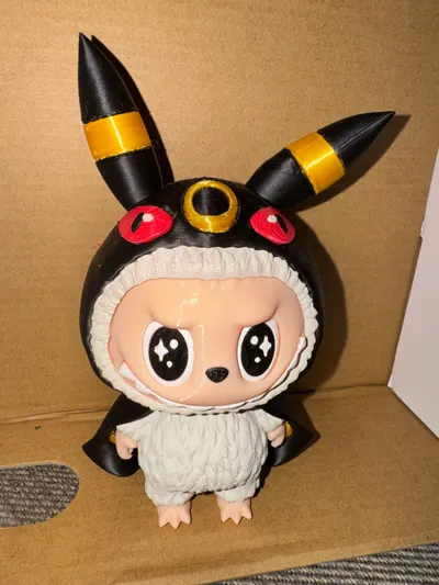 Multi-part Umbreon Labubu (No AMS Needed) by dundun MakerWorld ...