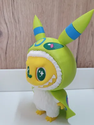 Multi-part Umbreon Labubu (No AMS Needed) - Free 3D Print Model ...