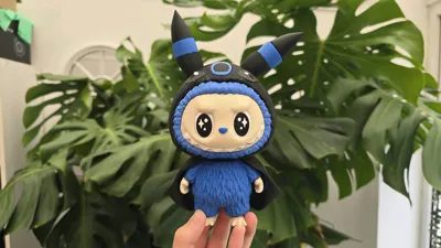 Multi-part Umbreon Labubu (No AMS Needed) by dundun MakerWorld ...