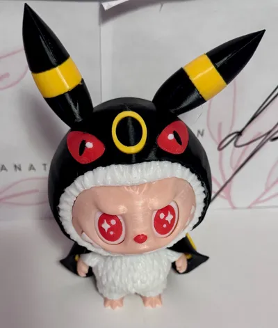 Multi-part Umbreon Labubu (No AMS Needed) by dundun MakerWorld ...