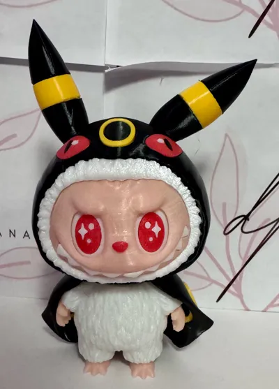 Multi-part Umbreon Labubu (No AMS Needed) by dundun MakerWorld ...