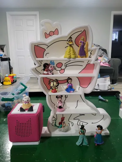 TONIE Box Shelf TONIEBOX TONIES Cat Cats by einfach_CM MakerWorld ...