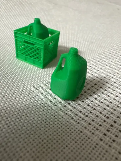 mini gallons of milk (1:12 scale) by Maywood Press MakerWorld: Download ...