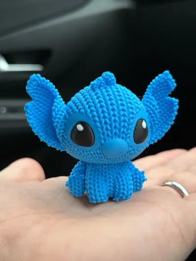 Knitted Lilo & Stitch's Stitch - Free 3D Print Model - MakerWorld