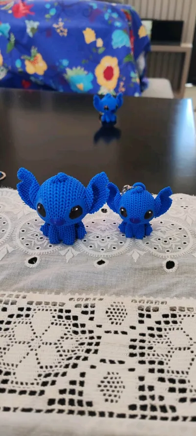 Knitted Lilo & Stitch's Stitch - Free 3D Print Model - MakerWorld
