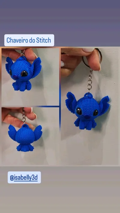 Knitted Lilo & Stitch's Stitch - Free 3D Print Model - MakerWorld