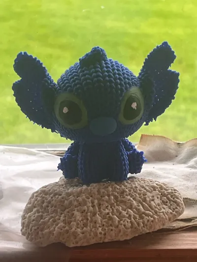 Knitted Lilo & Stitch's Stitch by Hatya MakerWorld: Download Free 3D Models