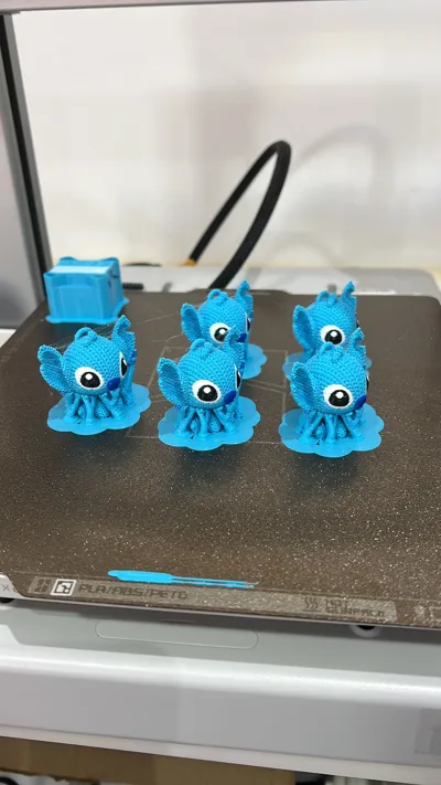 Knitted Lilo & Stitch's Stitch - Free 3D Print Model - MakerWorld