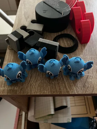 Knitted Lilo & Stitch's Stitch by Hatya MakerWorld: Download Free 3D Models