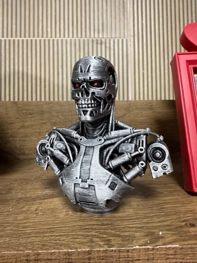 Terminator bust by lemeneur MakerWorld: Download Free 3D Models