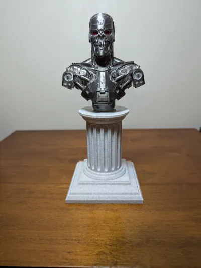 Terminator bust - Free 3D Print Model - MakerWorld