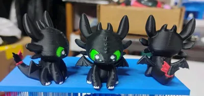 Chibi Toothless - Free 3D Print Model - MakerWorld
