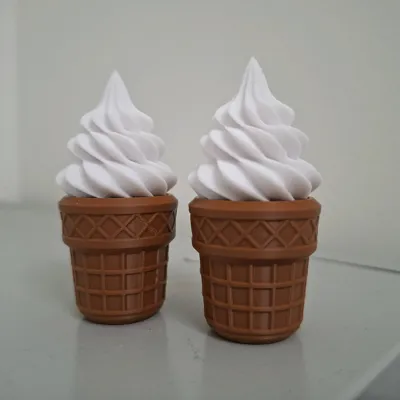 Ice Cream Cone Clicker - Fidget Print-in-Place by DjangoCashflow ...