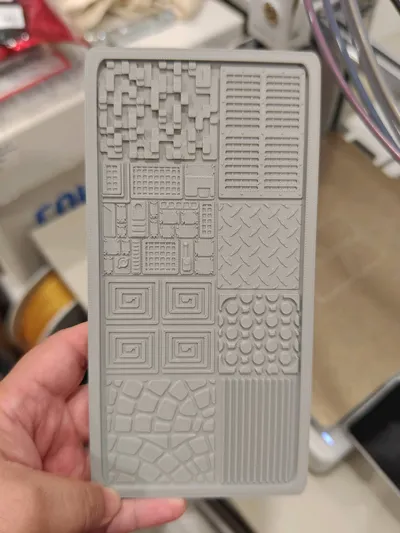 Dry Brush Texture palette - Free 3D Print Model - MakerWorld
