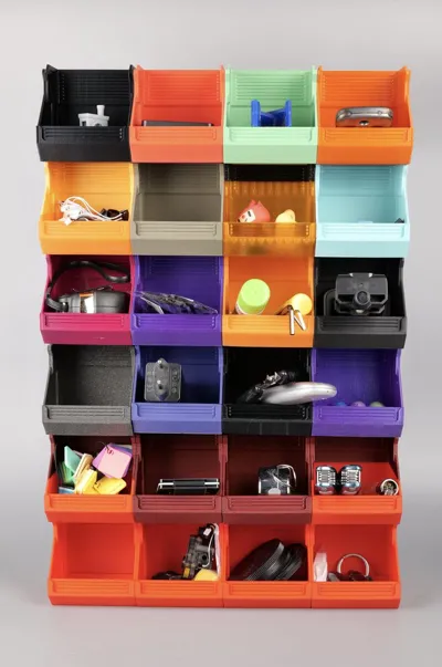 Infinity Bins - Stackable Sorting Containers by DesignCraft MakerWorld ...