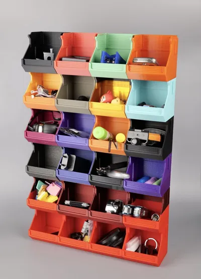 Infinity Bins - Stackable Sorting Containers by DesignCraft MakerWorld ...