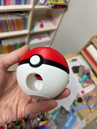 Pokeball Candy Dispenser by Ellcato3D MakerWorld: Download Free 3D Models