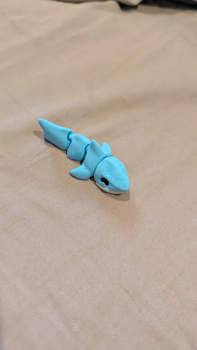 Mini Articulated Shark - Free 3D Print Model - MakerWorld