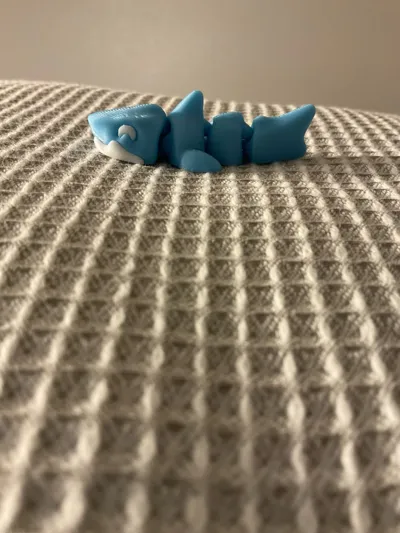 Mini Articulated Shark - Free 3D Print Model - MakerWorld