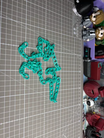 Long Chain print in place - Free 3D Print Model - MakerWorld