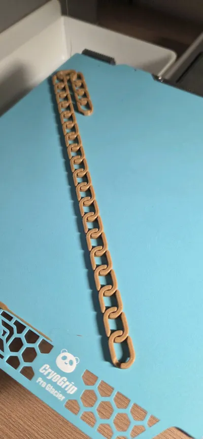 Long Chain print in place - Free 3D Print Model - MakerWorld