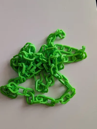Long Chain print in place - Free 3D Print Model - MakerWorld