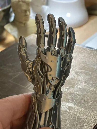 Cyborg Hand - Free 3D Print Model - MakerWorld