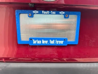 Car License Plate Frame - Free 3D Print Model - MakerWorld