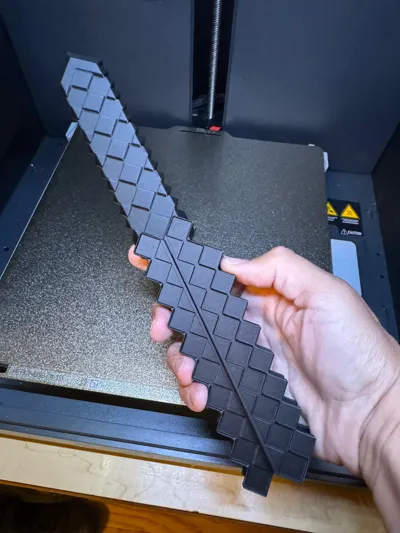 Minecraft Butterfly Knife Fidget Toy - Free 3D Print Model - MakerWorld