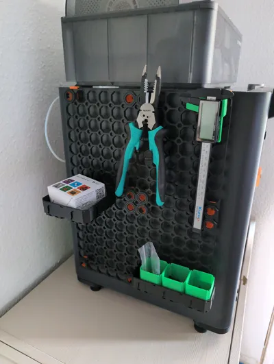 P1S / X1 MultiBoard Panel + Connectors + Hooks + Box - Free 3D Print ...