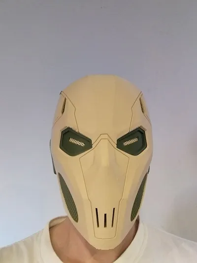 Taskmaster textured helmet - Free 3D Print Model - MakerWorld