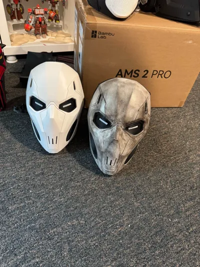 Taskmaster textured helmet by Budwin MakerWorld: Download Free 3D Models