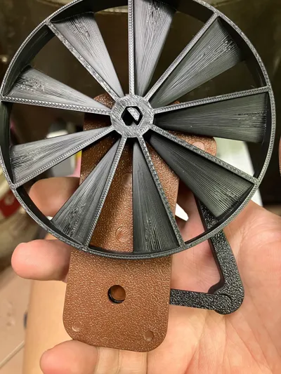 Hand-Powered Mechanical Fan — 3D Printable Project - Free 3D Print ...
