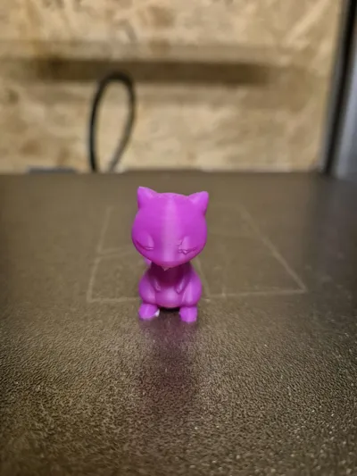 Little Mew Pokemon - print 30min - keychain - Free 3D Print Model ...