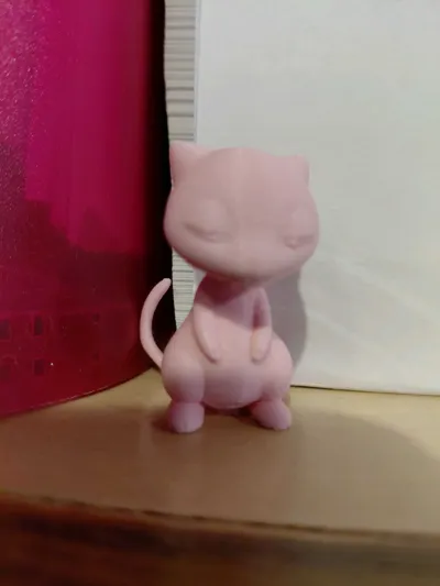 Little Mew Pokemon - print 30min - keychain - Free 3D Print Model ...