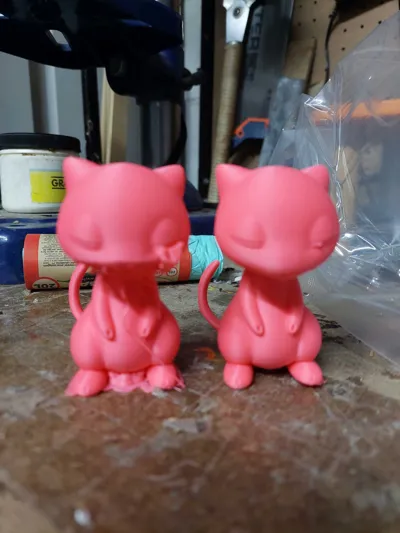 Little Mew Pokemon - print 30min - keychain - Free 3D Print Model ...